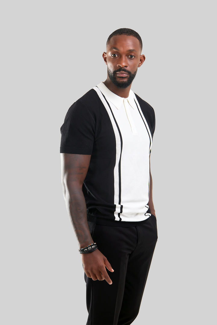 HOMEM-PLOVER PRETA E BEGE 100% DE VISCOSE – ZOPO comercio Geral Lda.